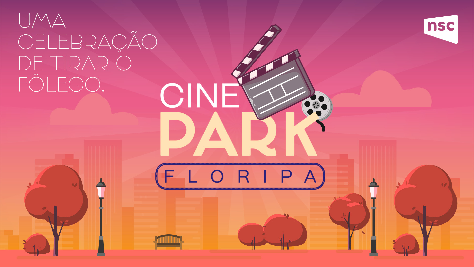 Cinema ao ar livre celebra 350 anos de Florianópolis - NSC